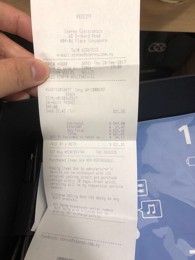 Sony MDR 1000X m2, Audio, Headphones & Headsets on Carousell