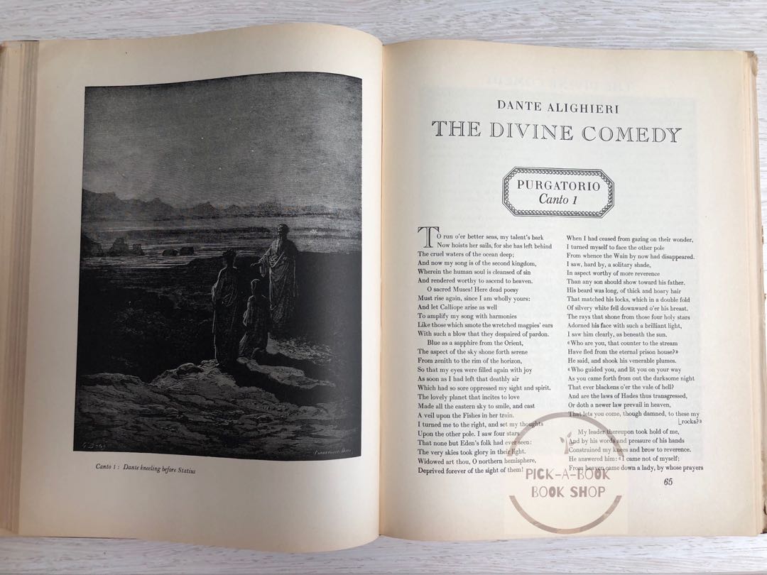 [Super Rare Book]The Divine Comedy of Dante Alighieri - a new ...