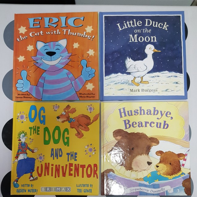 1) Hushabye,Bearcub 2) Little Duck on the Moon 3) Eric the Cat with ...
