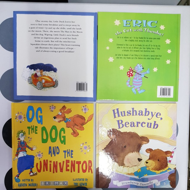 1) Hushabye,Bearcub 2) Little Duck on the Moon 3) Eric the Cat with ...