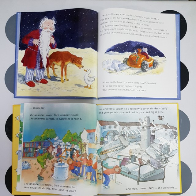 1) Hushabye,Bearcub 2) Little Duck on the Moon 3) Eric the Cat with ...