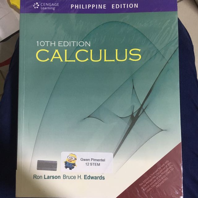 Calculus 10th Edition Cengage Learning by Edwards and Larson, Hobbies ...
