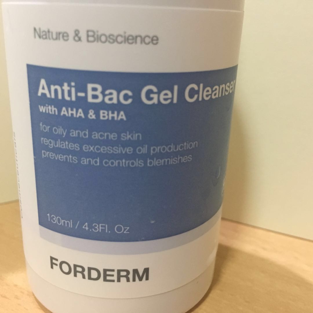 FORDERM Anti-Bac Gel Cleanser 130 ML, Kesehatan & Kecantikan, Kulit ...