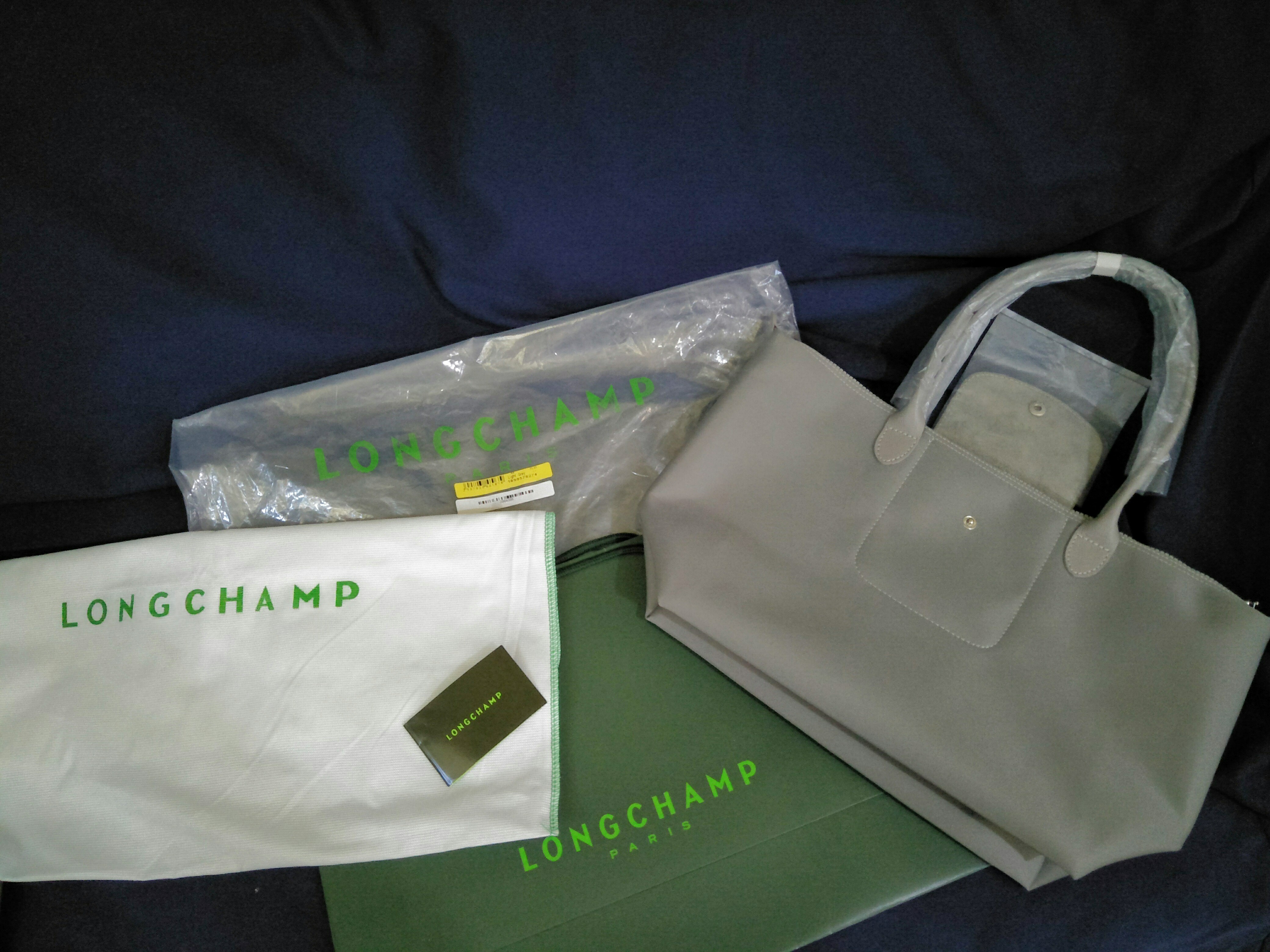 Longchamp Long Handle Bag - Gray (New!!) - Still Available!!, Women's ...