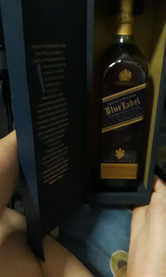 Martell VSOP & Johnnie Walker Blue Label, Food & Drinks, Alcoholic ...