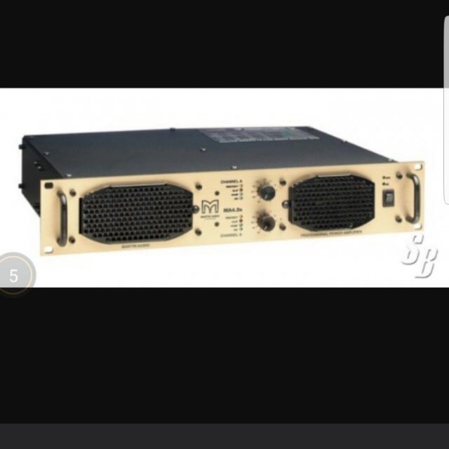 Martin Audio MA.4.2S Power Amplifier, Hobbies & Toys, Music & Media ...