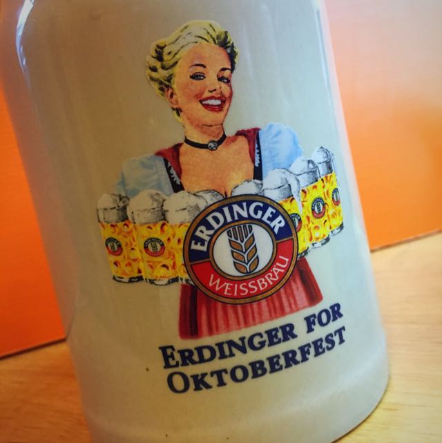 Original Erdinger Beer Mugs 500ml And 1L, TV & Home Appliances, Kitchen ...