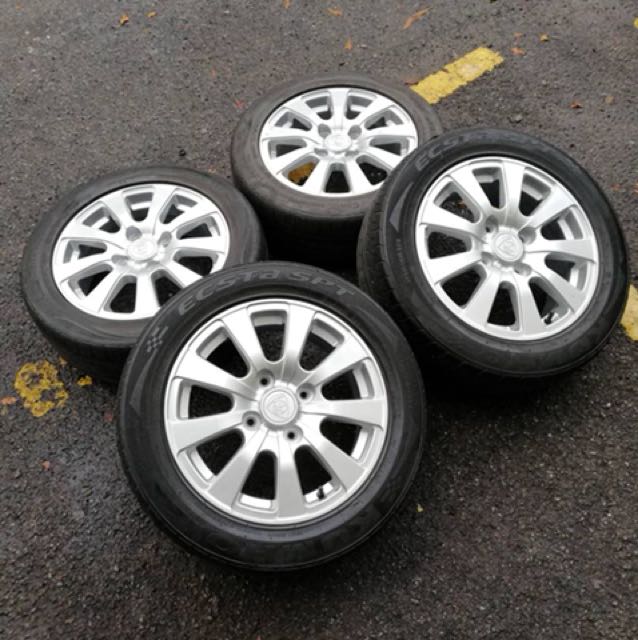 Original proton persona 15 inch sports rim tyre 70%., Auto Accessories ...