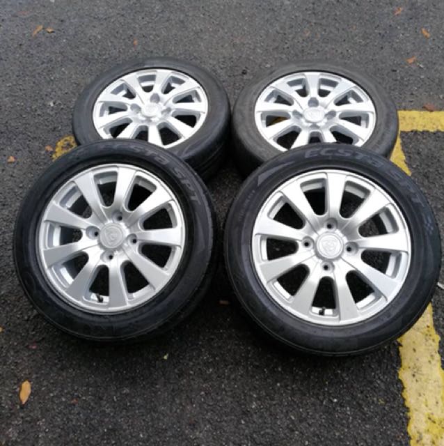 Original proton persona 15 inch sports rim tyre 70%., Auto Accessories ...