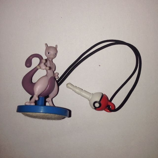 Pokemon Mewtwo Earphone Jack Plug & Screen Cleaner, Hobbies & Toys ...