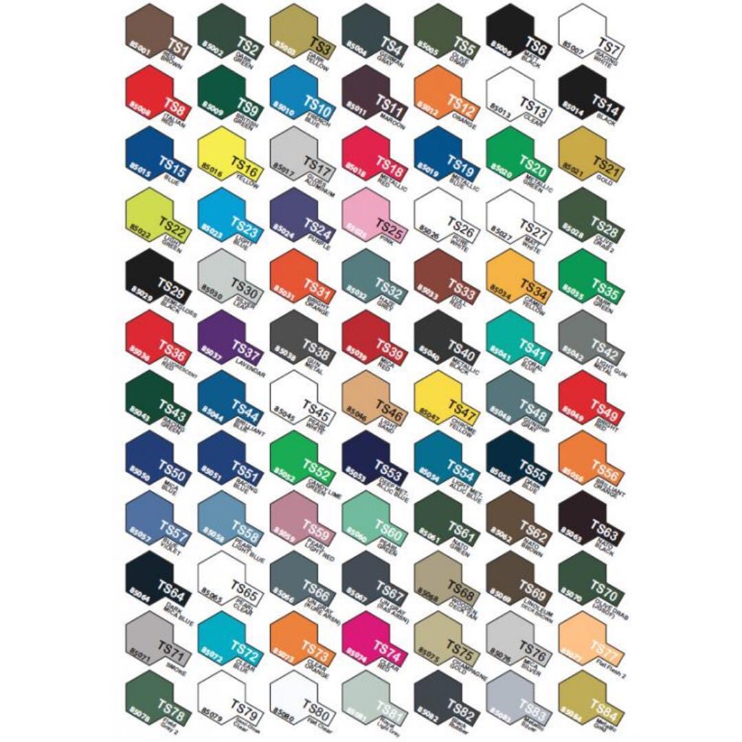 [Pre-Order] Tamiya Spray Paint (TS-1 to TS-76), Hobbies & Toys ...