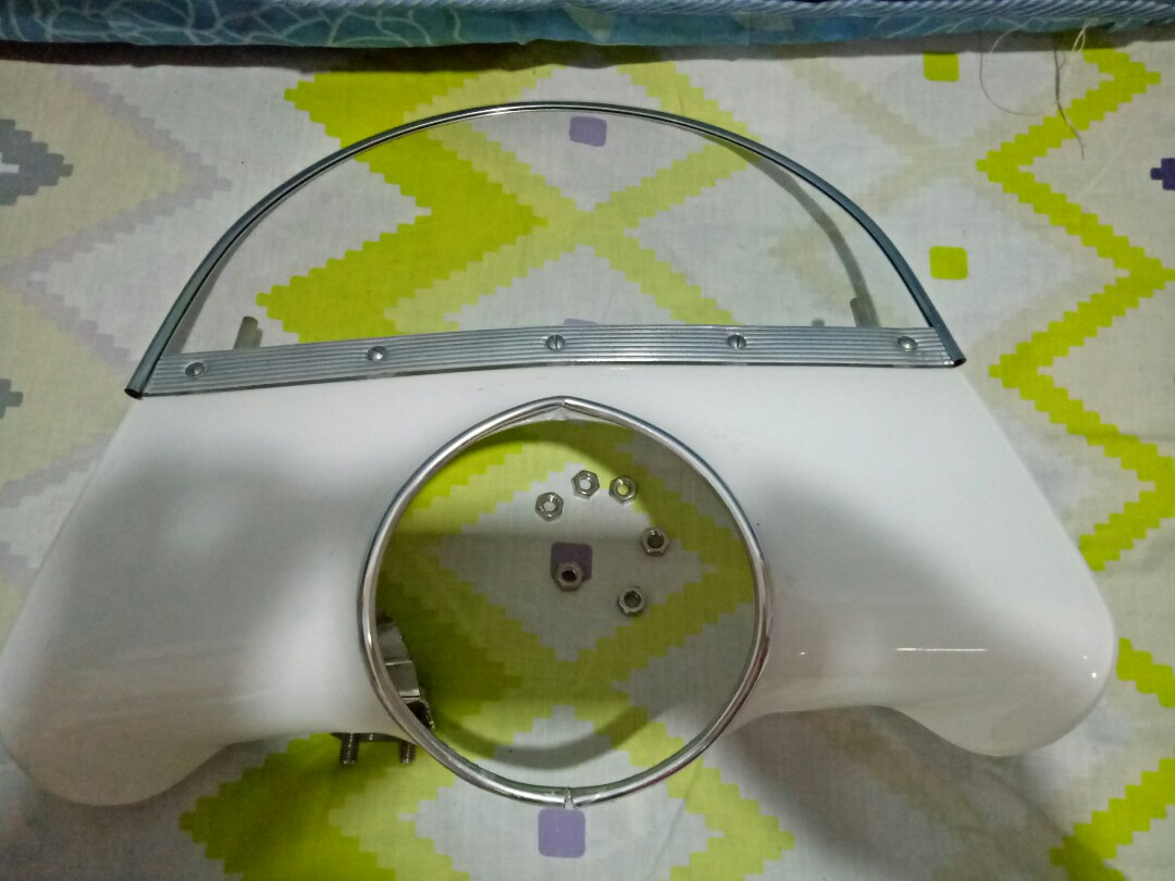 Vespa flyscreen for Vbb etc complete set, Auto Accessories on Carousell