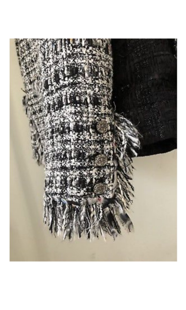 Authentic Chanel iconic Tweed Jacket, Luxury, Apparel on Carousell