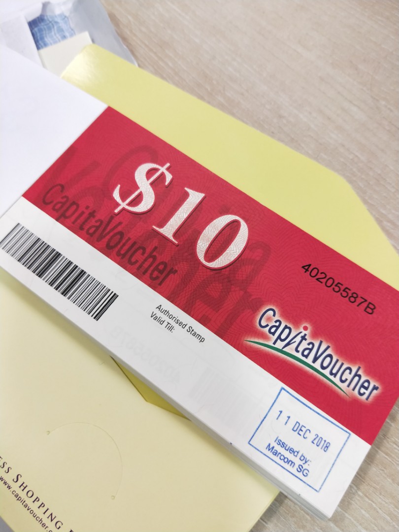 Capitaland Vouchers, Entertainment, Gift Cards & Vouchers on Carousell