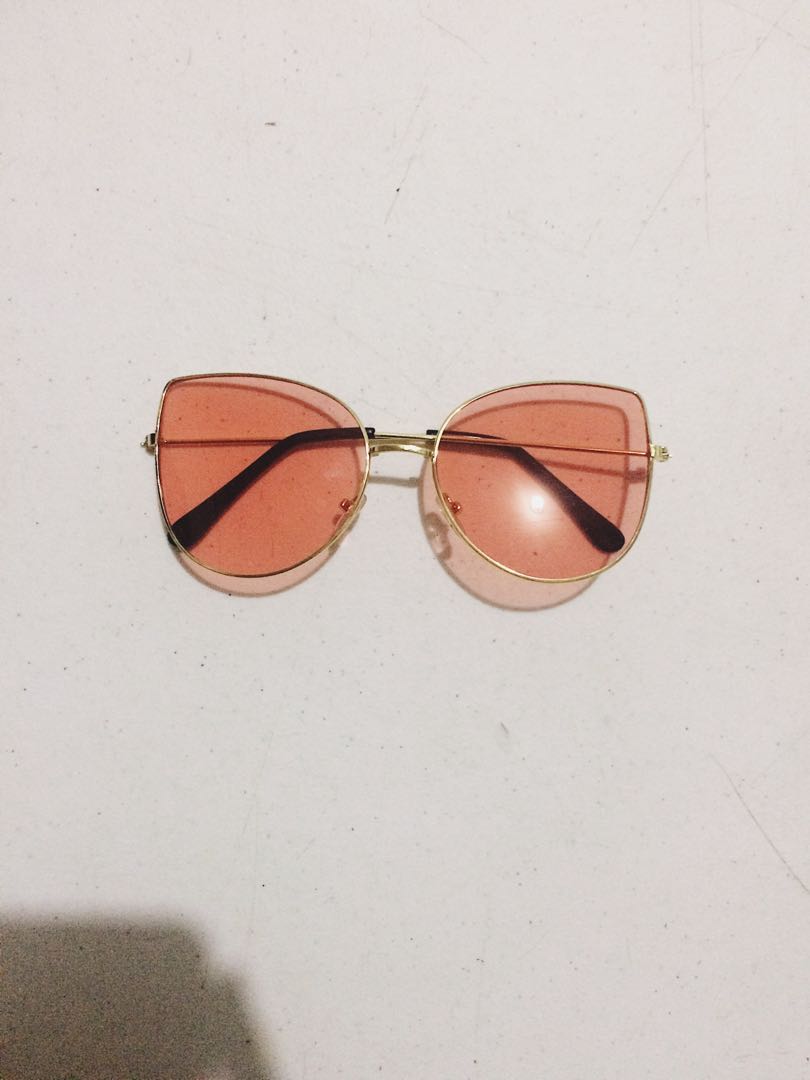 Cara Shy Red Sunnies, Women's Fashion, Watches & Accessories ...