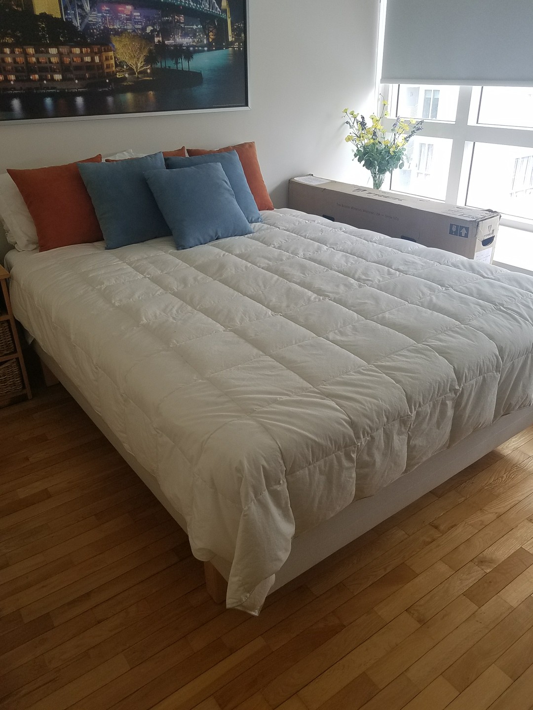 IKEA Spring Mattress, Base, and Wood Legs, Furniture & Home Living ...