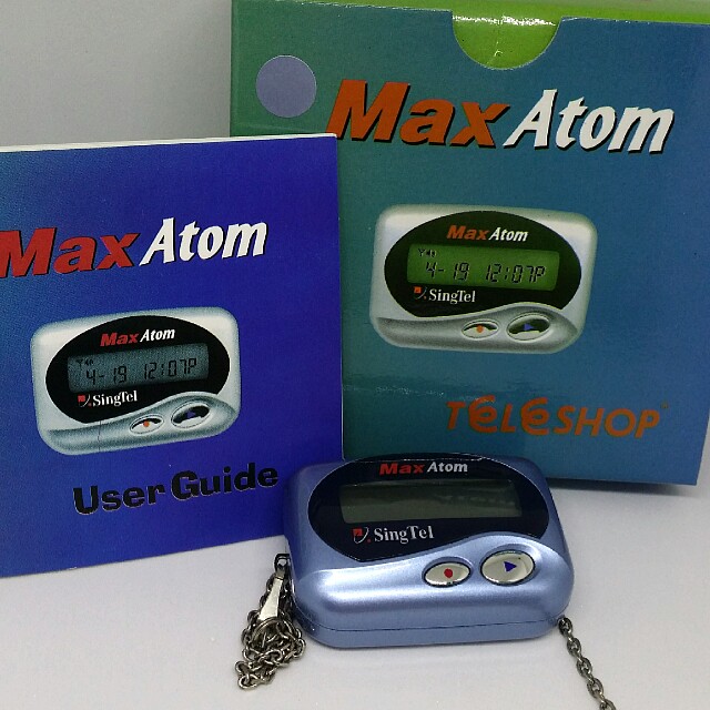 Max Atom Pager, Hobbies & Toys, Memorabilia & Collectibles, Vintage ...