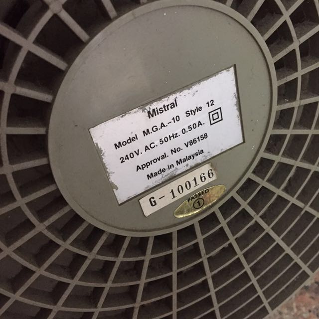 Mistral Box Fan, Furniture & Home Living, Lighting & Fans, Fans on ...