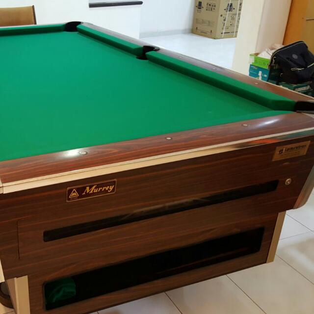 MURREY POOL TABLE, Sports Equipment, Sports & Games, Billiards ...