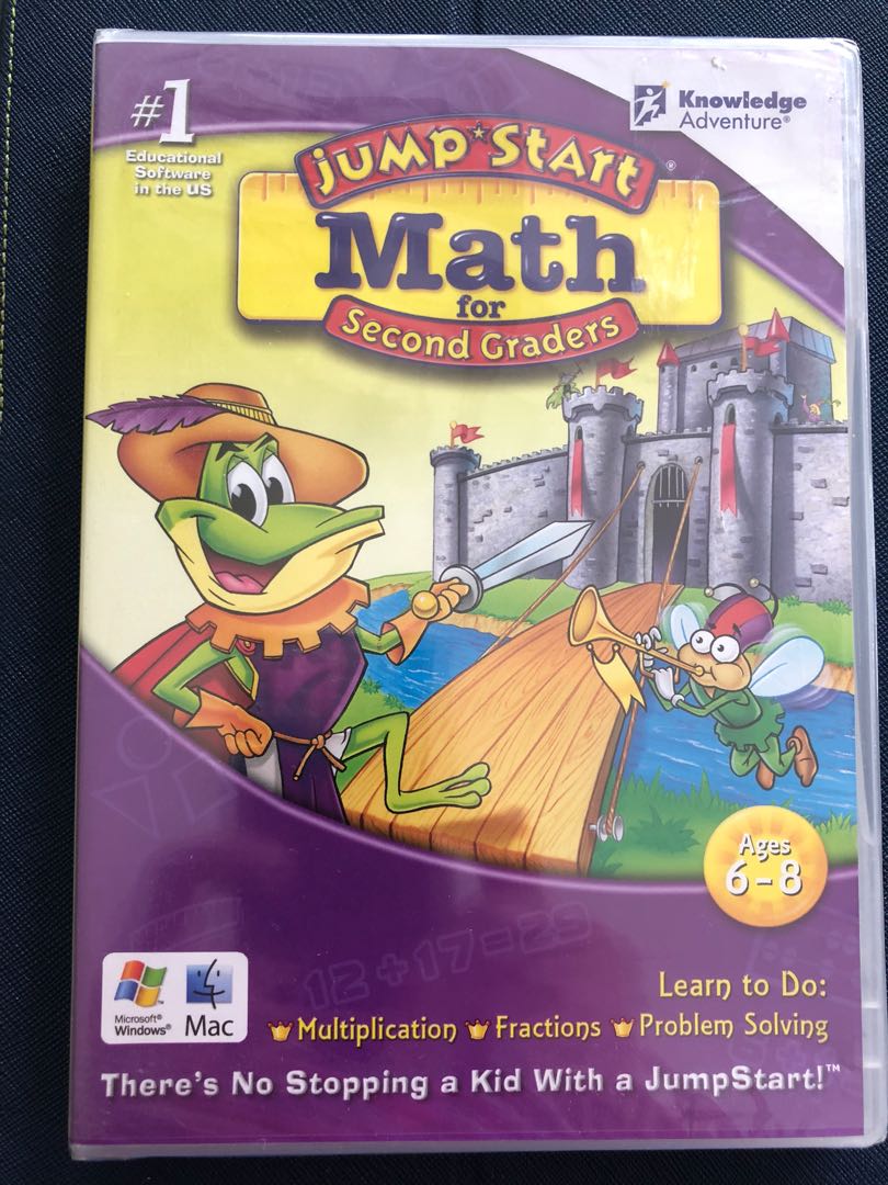 PC/MAC CD-ROM Jumpstart Math & Junior Brain Train Logic Games, Hobbies ...