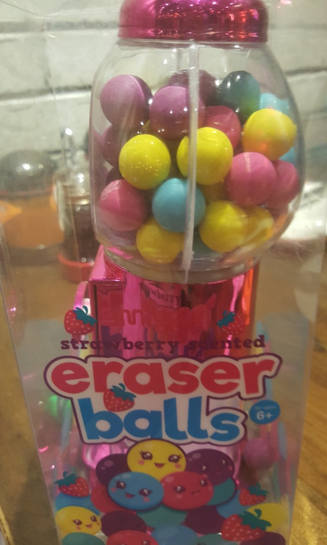 Smiggle Eraser balls, Hobbies & Toys, Toys & Games on Carousell