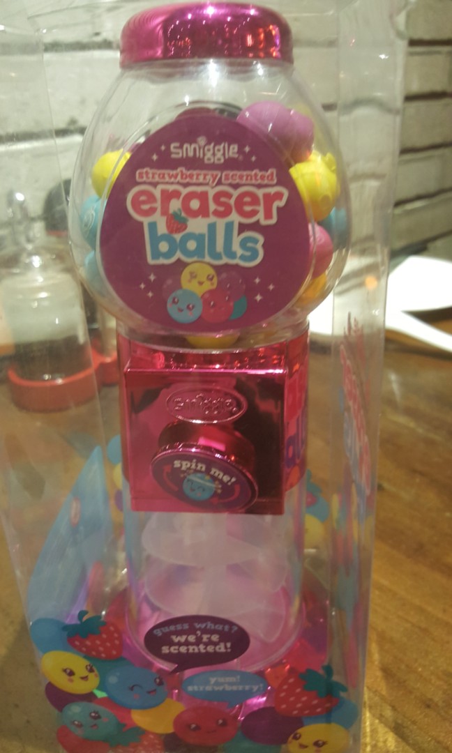 Smiggle Eraser balls, Hobbies & Toys, Toys & Games on Carousell
