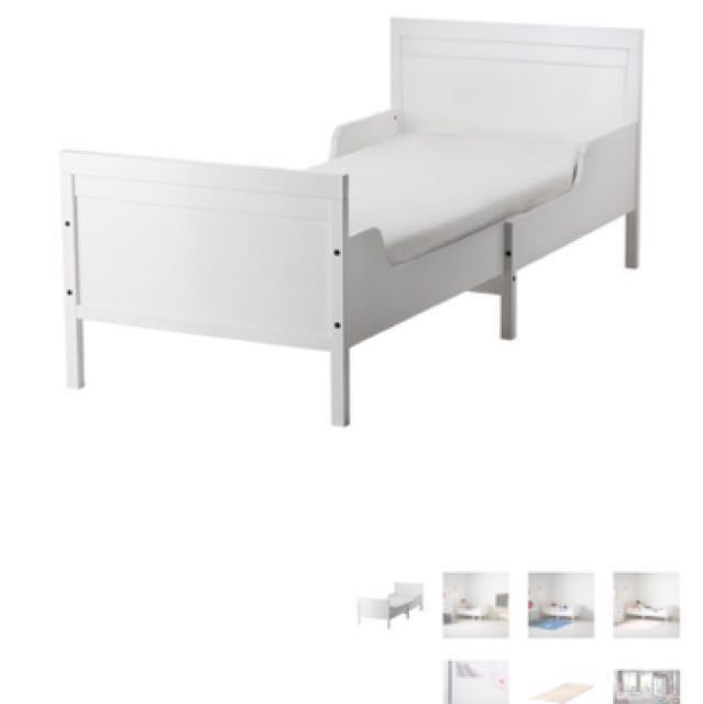 Sundvik ikea extensible bed with mattress , Babies & Kids, Babies ...