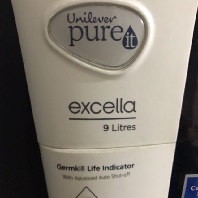 Unilever Pureit Excella Water Purifier 9 Litres, TV & Home Appliances ...