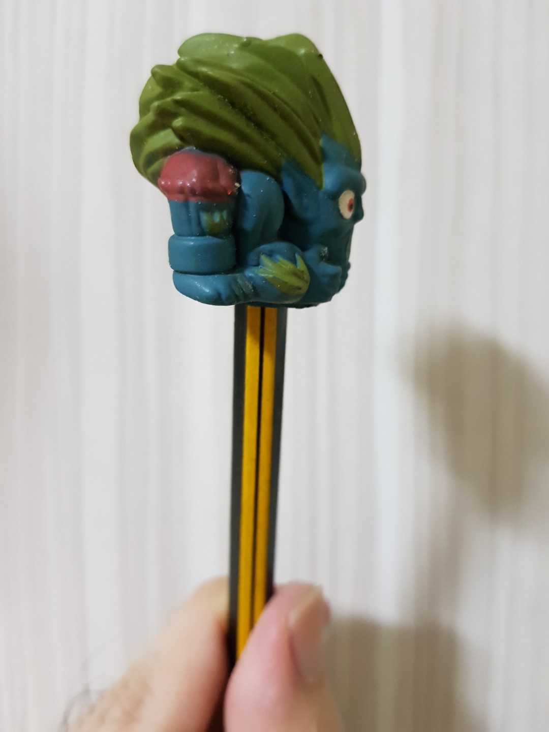 Vintage Street Fighter Blanka pencil stub (pencil not included ...