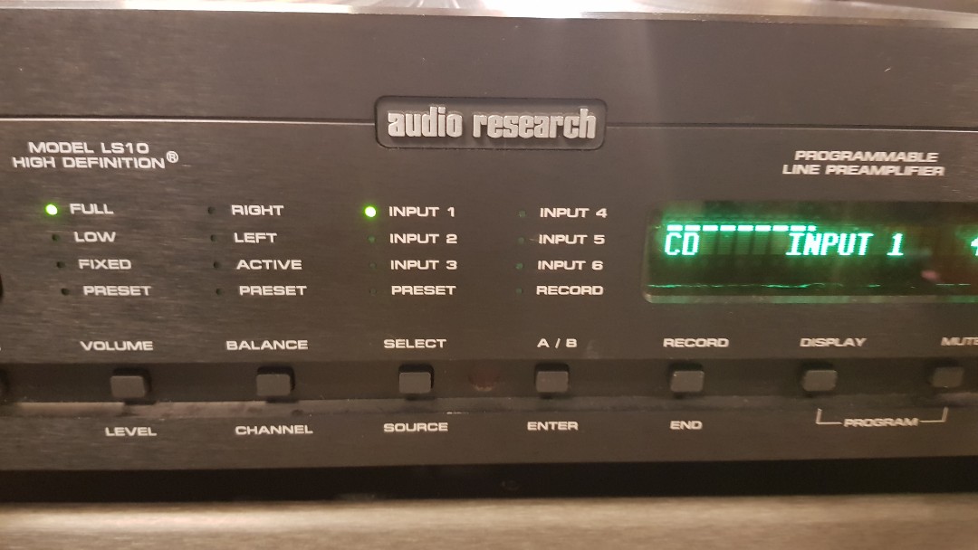 Audio research ls10 HD line stage preMplifier, Audio, Other Audio ...