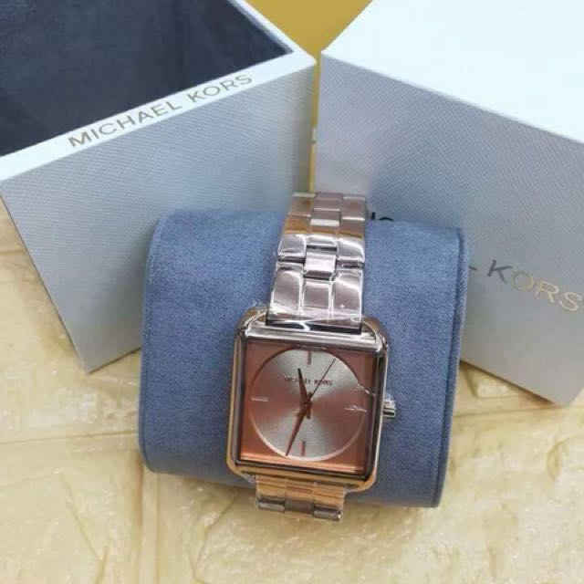 Authentic MK square watch, Women's Fashion, Watches & Accessories ...