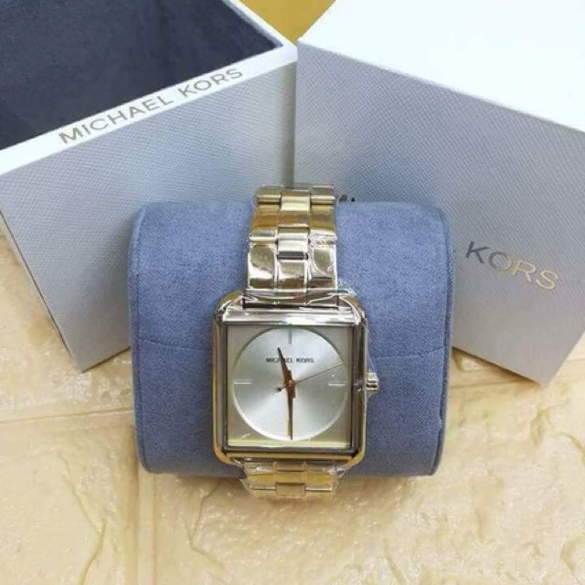 Authentic MK square watch, Women's Fashion, Watches & Accessories ...