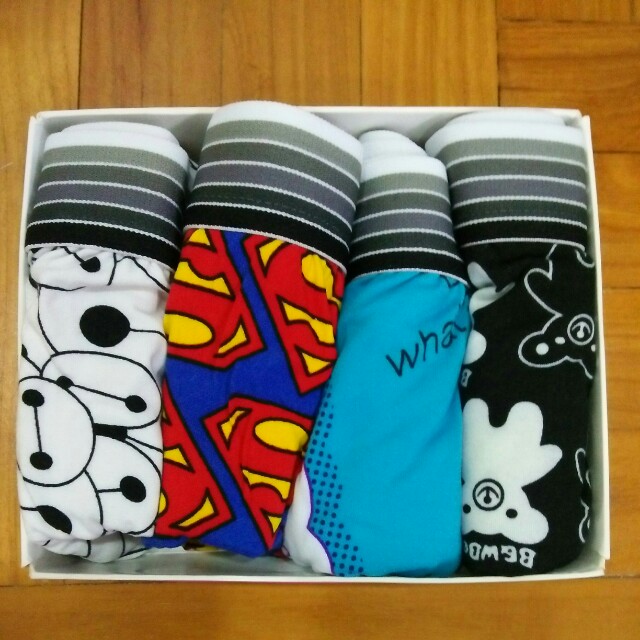 Boy Cartoon Underwear, Men's Fashion, Bottoms, New Underwear on Carousell