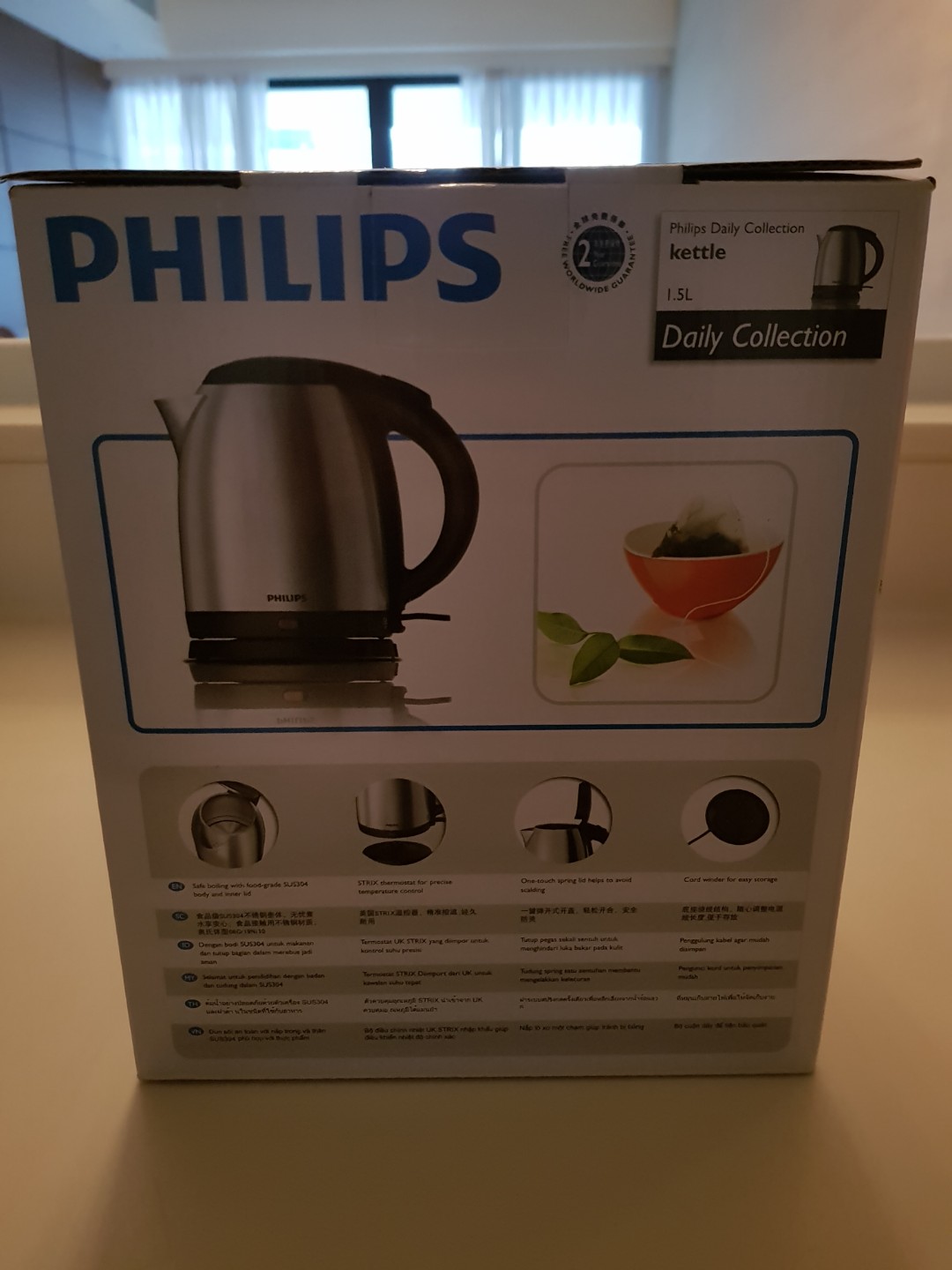Brand New Phillips Kettle 1.5litre, TV & Home Appliances, Kitchen ...