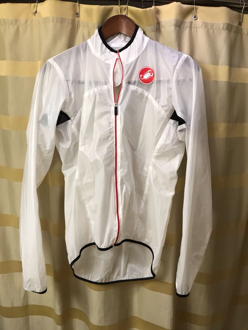Castelli Wind/rain jacket, Sports Equipment, Bicycles & Parts, Bicycles ...