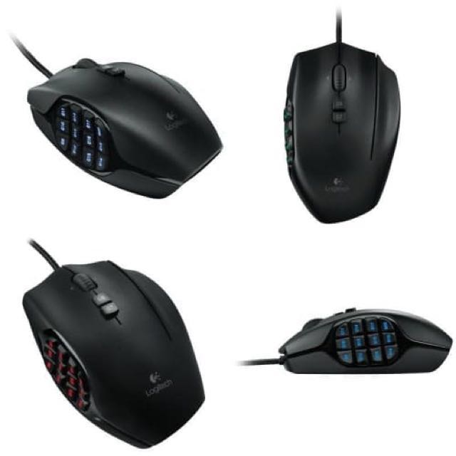 Logitech G600 MMO Gaming Mouse RGB backlit 20 buttons, Computers & Tech ...