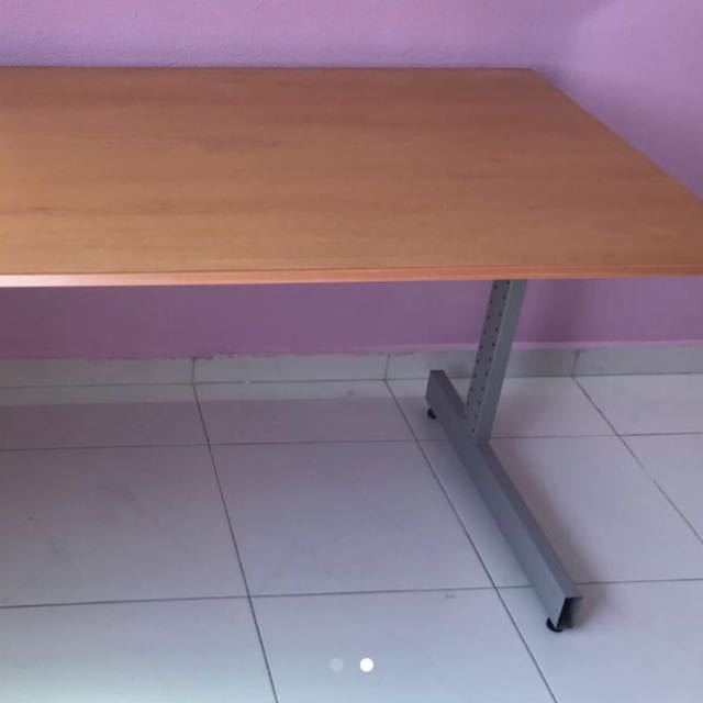 Long office table, Furniture & Home Living, Furniture, Tables & Sets on ...