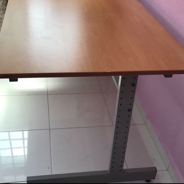 Long office table, Furniture & Home Living, Furniture, Tables & Sets on ...