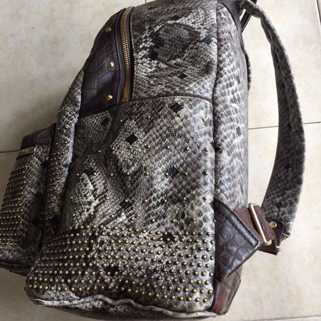 MCM Limited Edition Snake Bag, Luxury, Bags & Wallets on Carousell