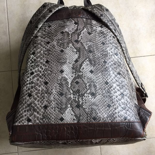 MCM Limited Edition Snake Bag, Luxury, Bags & Wallets on Carousell