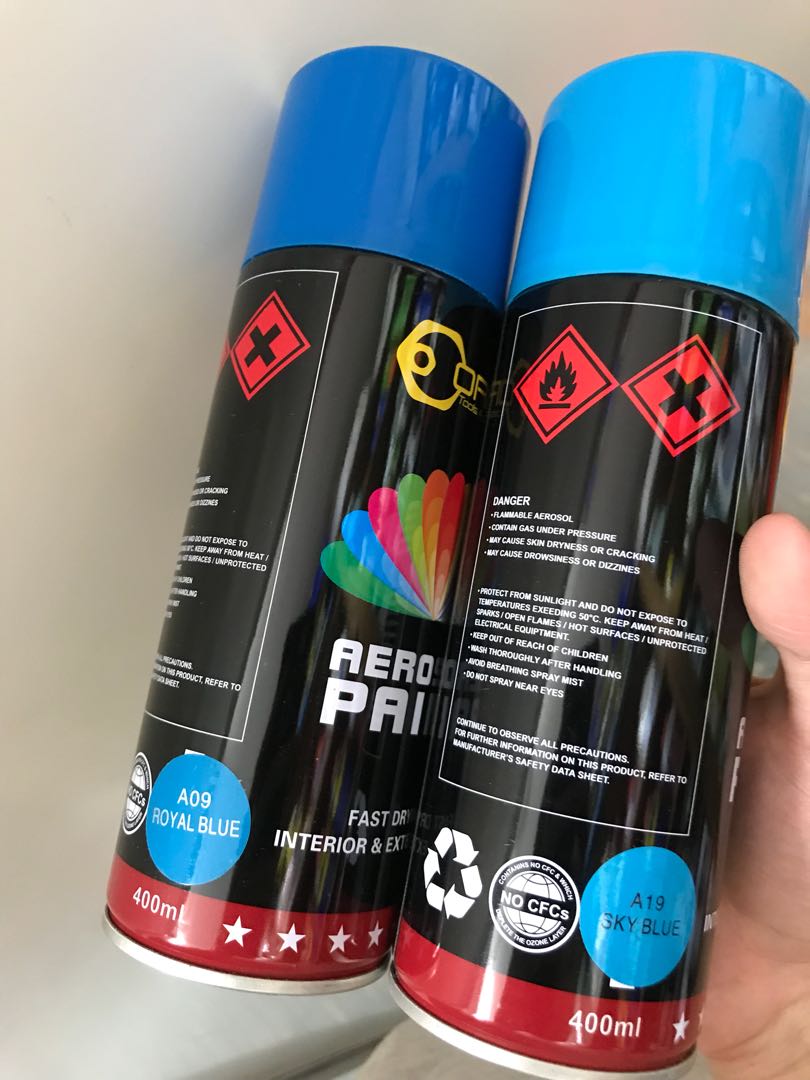 Orex Fast Dry Quality Spray Paint for Interior Exterior Matte Gloss ...