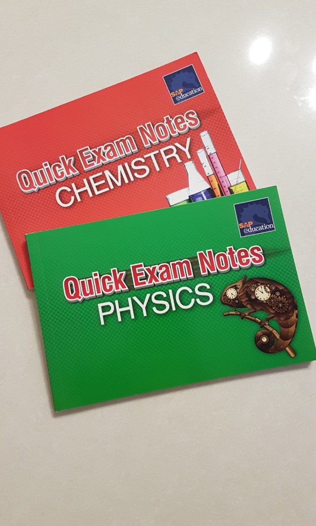 QUICK EXAM NOTES, Hobbies & Toys, Books & Magazines, Textbooks on Carousell