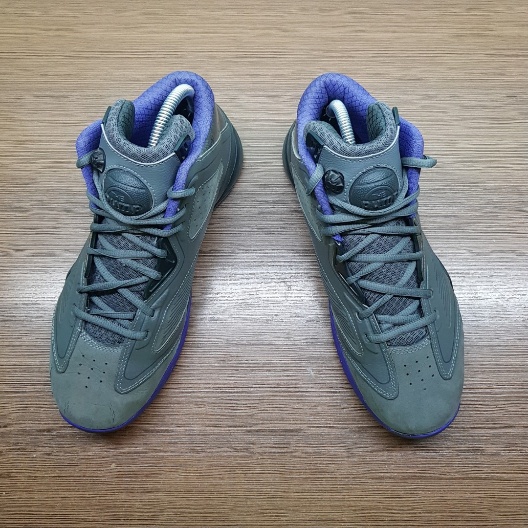 Reebok Pump Revenge Mid Top Basketball Shoes, Men's Fashion, Footwear ...