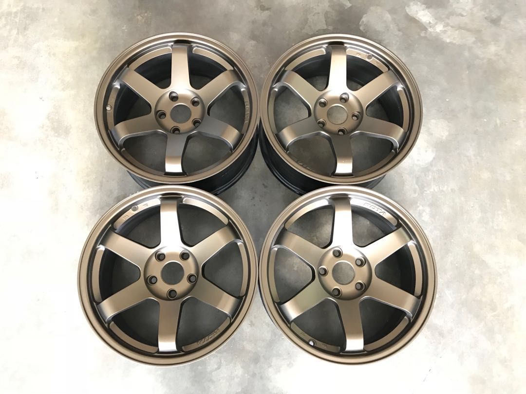 Rim Rays TE37 Rota 17 inch camry accord crv, Auto Accessories on Carousell