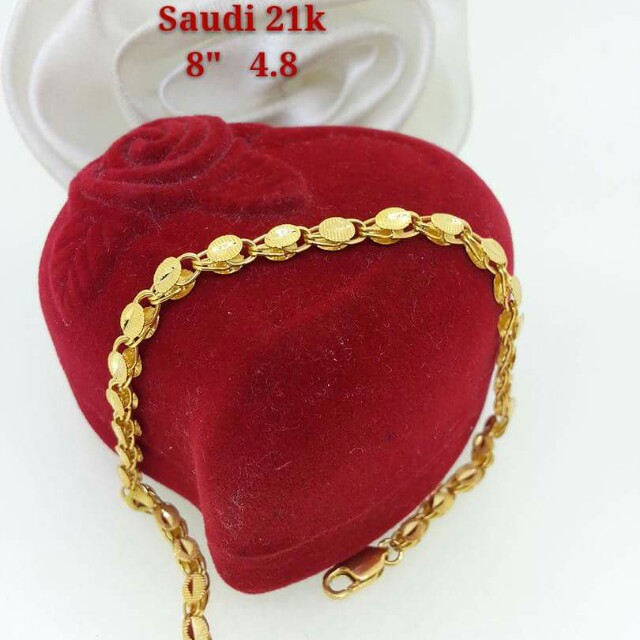 Saudi gold bracelet, Women's Fashion, Jewelry & Organizers, Bracelets ...