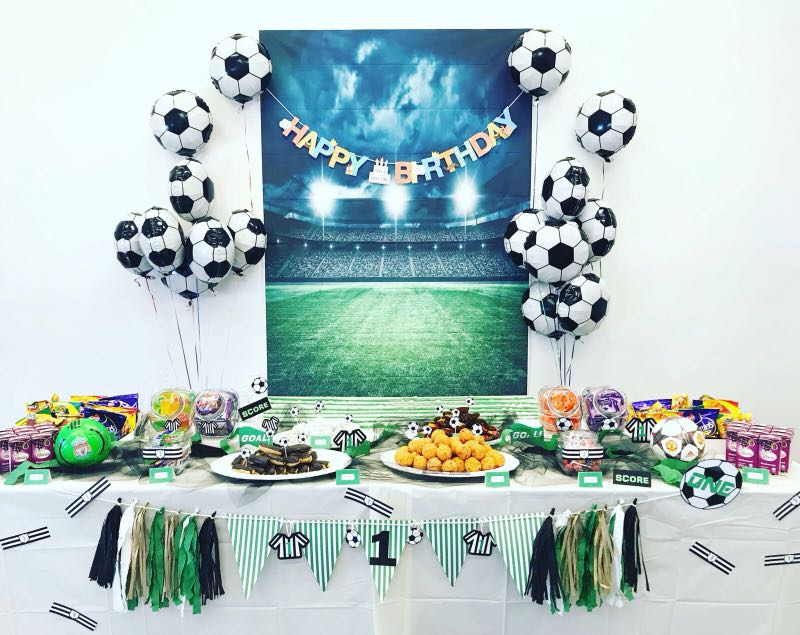 Soccer Theme Backdrop, Everything Else on Carousell