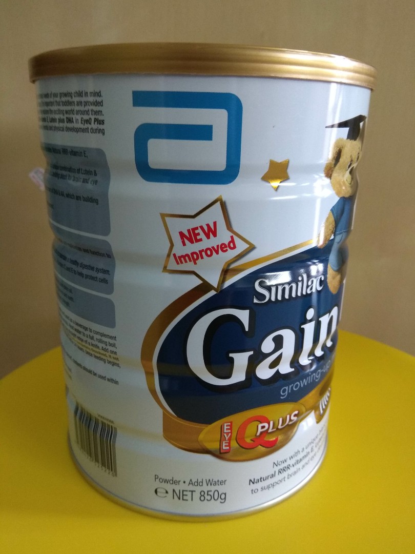 Abott Similac Gain IQ Milk Powder (3-for 1year onwards), Babies & Kids ...