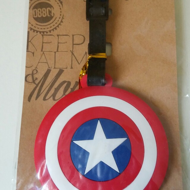Captain America Luggage Tag, Everything Else on Carousell