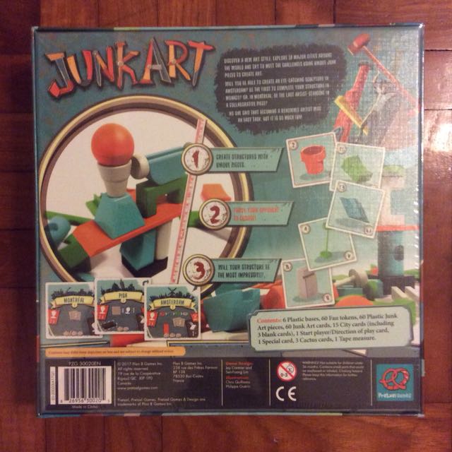 Junk Art Plastic board game, Hobbies & Toys, Toys & Games on Carousell