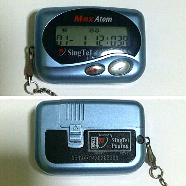 Max Atom Pager, Hobbies & Toys, Memorabilia & Collectibles, Vintage ...